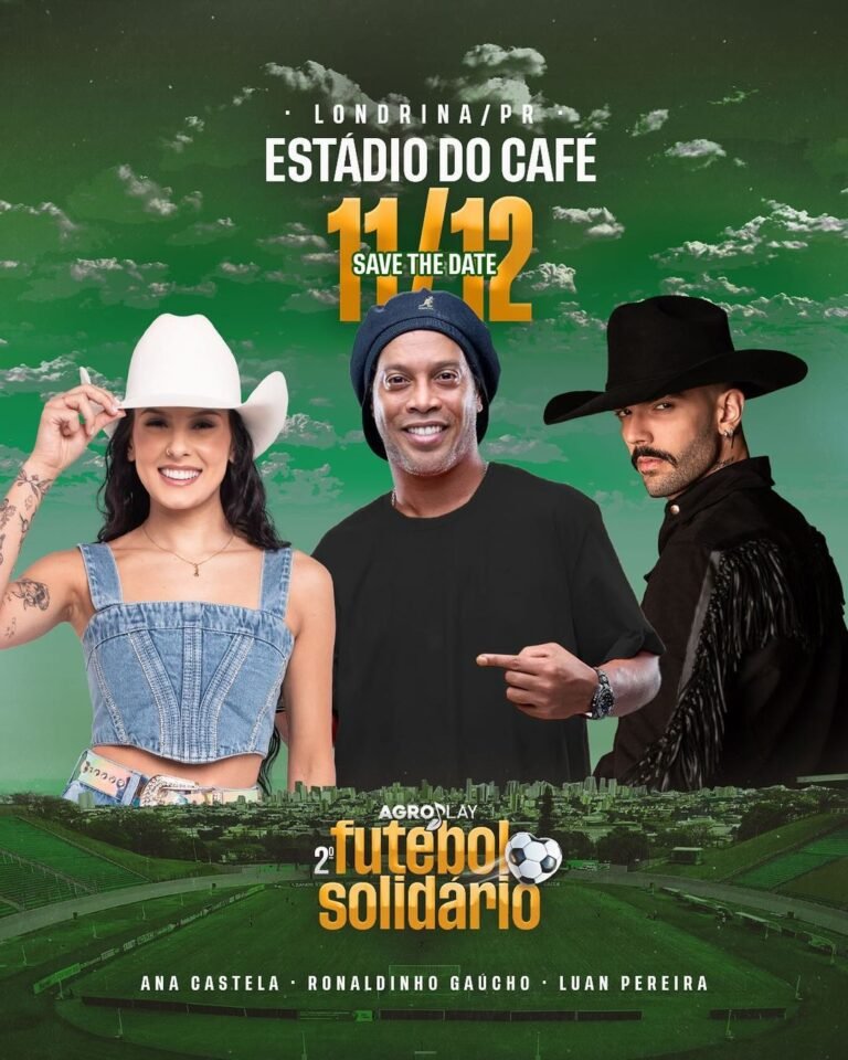 VEM AÍ: 2º Agroplay Futebol Solidário, no Estádio do Café, em Londrina ...